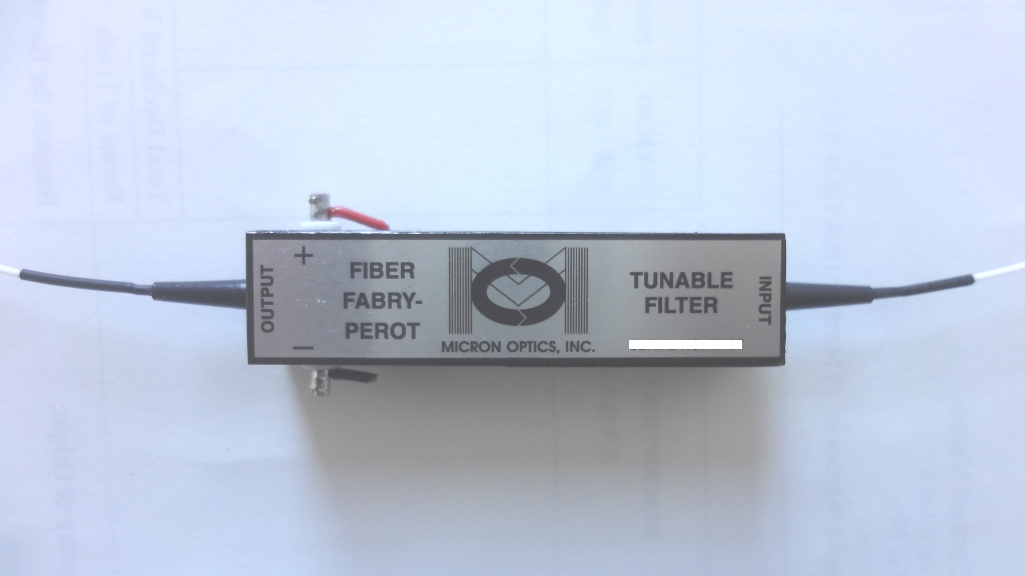 Micron Optics Fiber Fabry-Perot Tunable Filter 1520-1570nm 1460-1620nm ... Micron Optics Fiber Fabry-Perot Tunable Filter 1520-1570nm 1460-1620nm ...